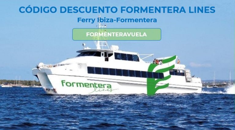 Código promocional Formentera Lines | FORMENTERAVUELA